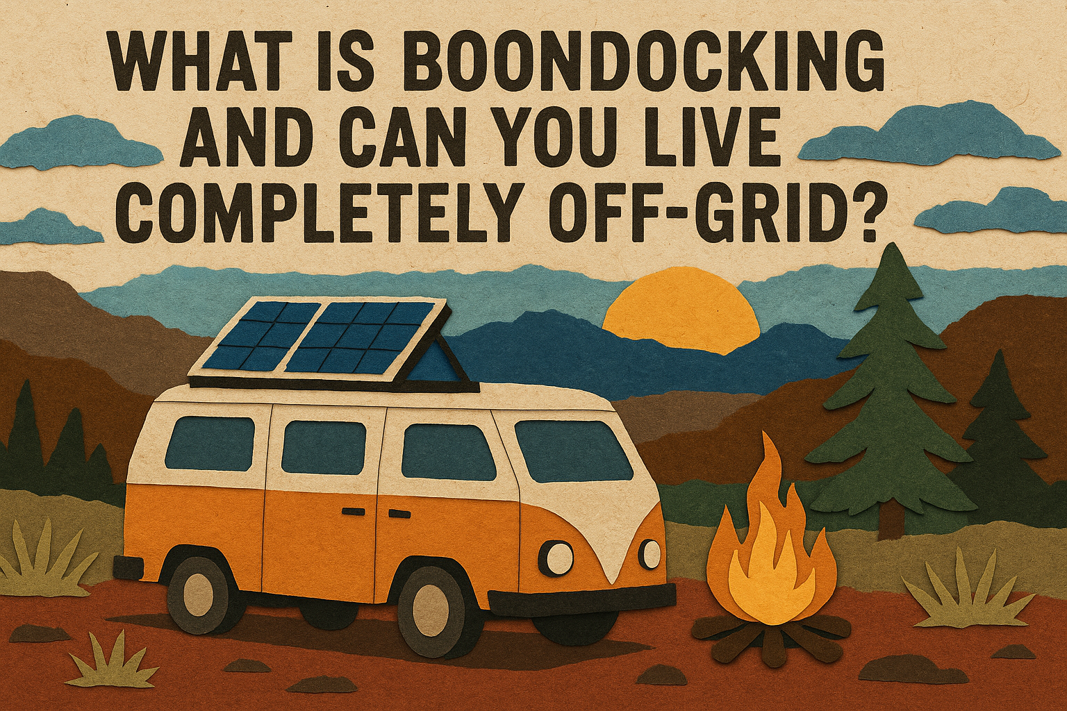 Boondocking explained: How to live off-grid in your van or RV - VanRVLiving